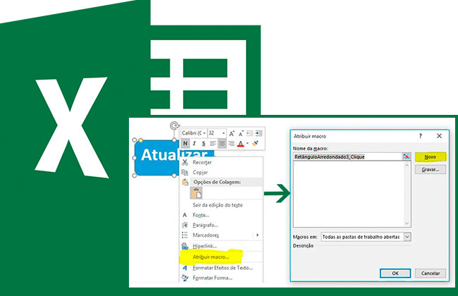 Como Atribuir Uma Macro A Um Botão No Excel 